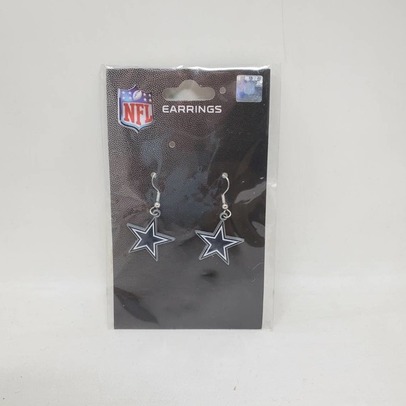 NFL | Jewelry | Nfl Dallas Cowboys Logo Earrings New | Poshmark
